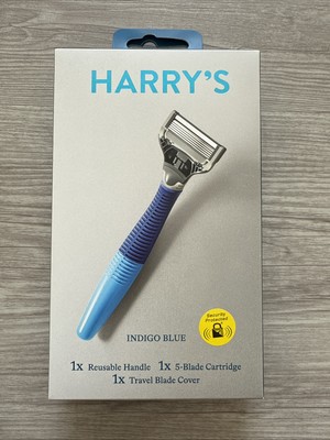 Brand New Harry’s Indigo Blue Razor Set | eBay UK