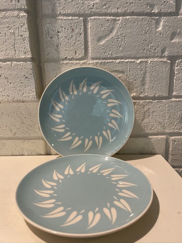 RARE-VTG Harkerware Since 1840 USA "Snowleaf" 7 Inch Salad Plate Baby ...