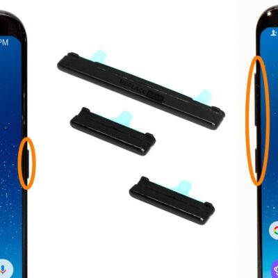 Power & Volume Buttons For Samsung Galaxy S8 S8 Plus Black Replacement ...