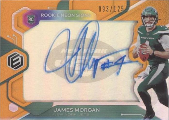 2020 Panini Elements - Rookie Neon Signs James Morgan #RNS-JM Orange ...