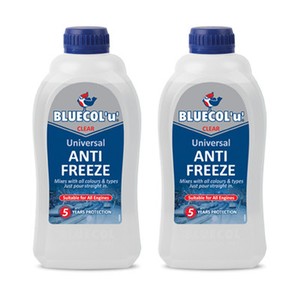 2 x Bluecol U Clear Universal Top Up Antifreeze Coolant All Makes All ...