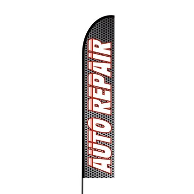Auto Repair Flutter Feather Flags Swooper Advertising Sign Banner Kit ...