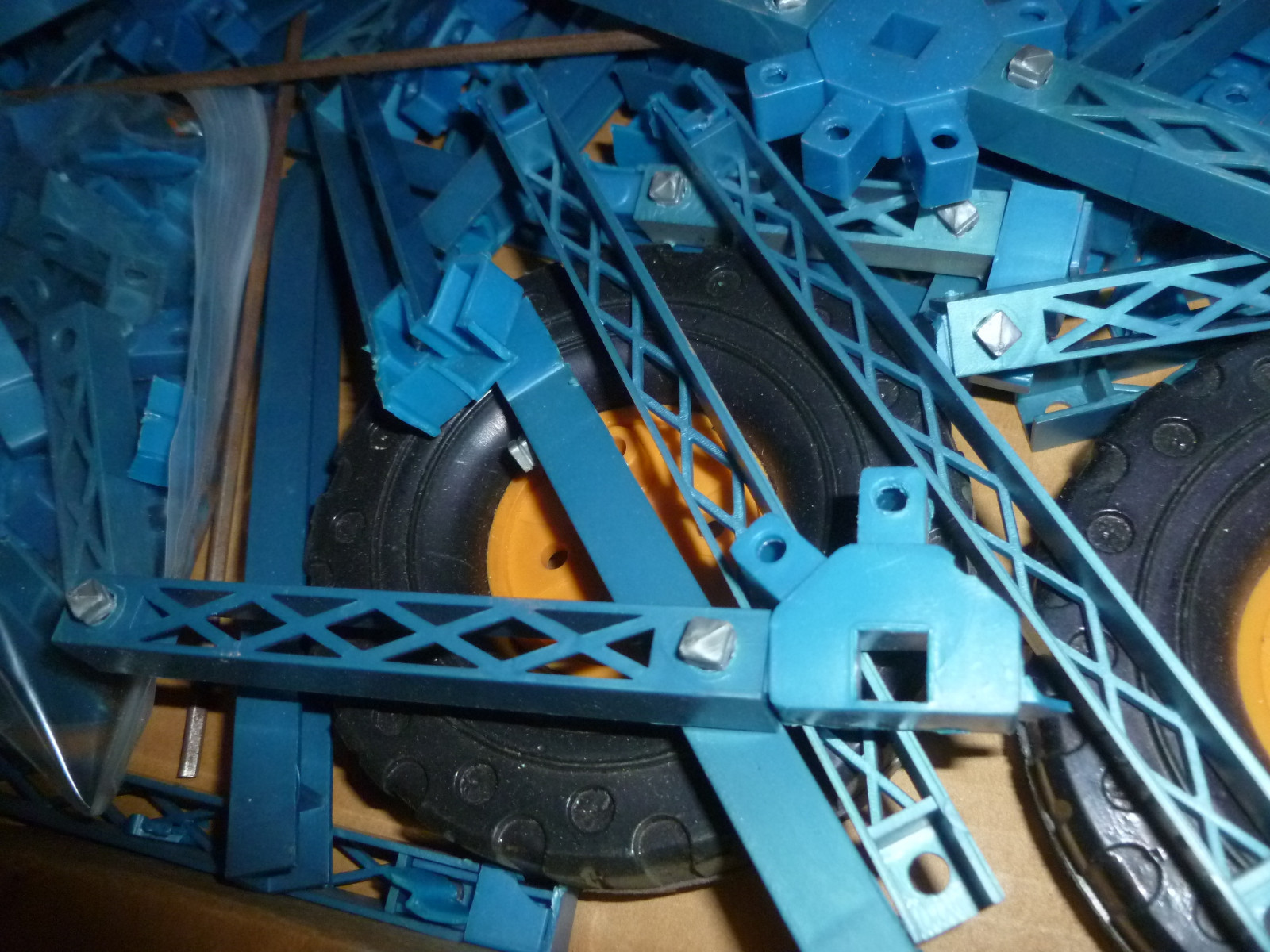 VINTAGE BOXED CONSTRUCT ALL 1000 TRANSOGRAM 1966 BUILD SET 3500 RIV-A ...