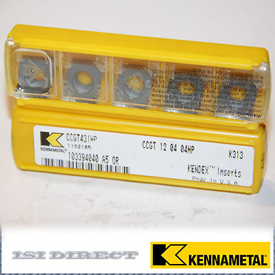 CCGT 431 HP K313 KENNAMETAL *** 10 INSERTS *** FACTORY PACK *** | eBay