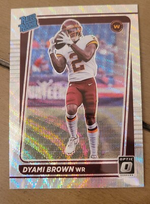 Dyami Brown 2021 Optic Rated Rookie RC #223 Premium Set Prizm /299 | eBay