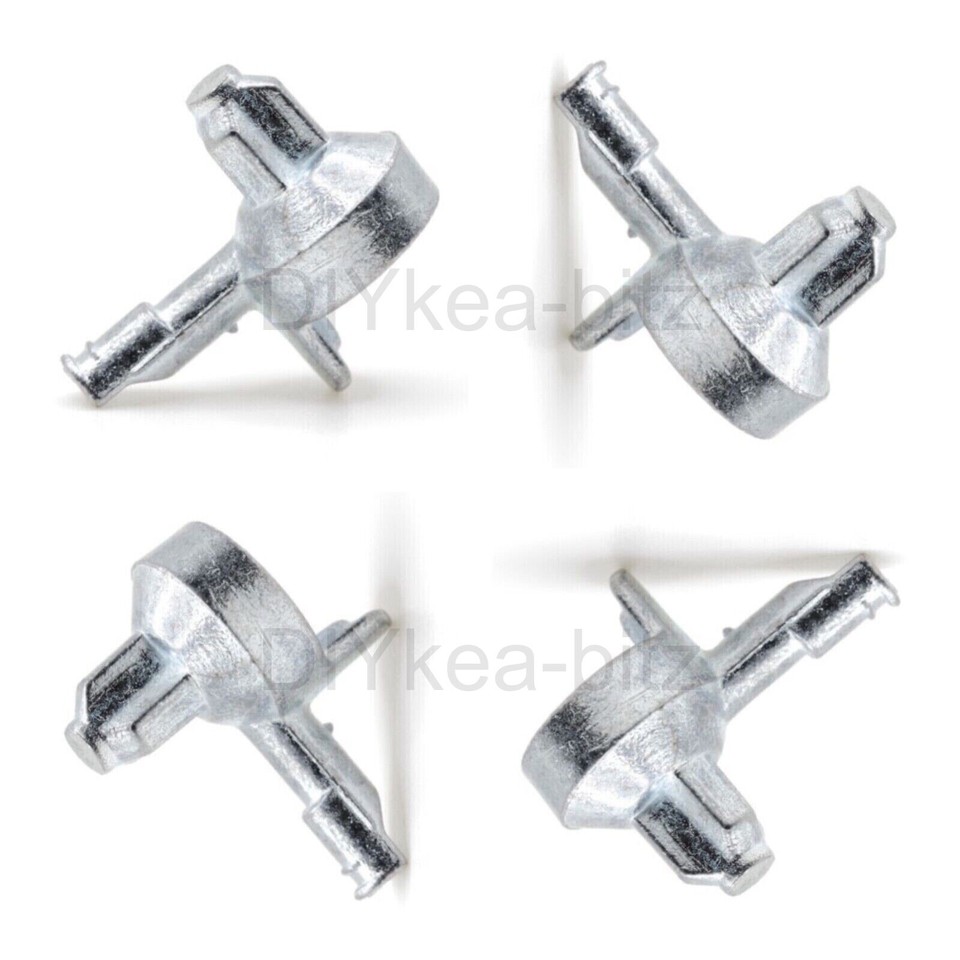 20 IKEA BILLY Shelf Supports Pins Fixings Pegs Part 131372 Bookcase 3rd ...