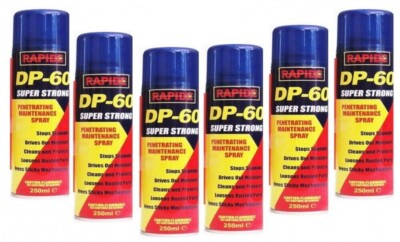 6 x DP-60 PENETRATING RELEASING CLEANING MAINTENANCE SPRAY CAR ...