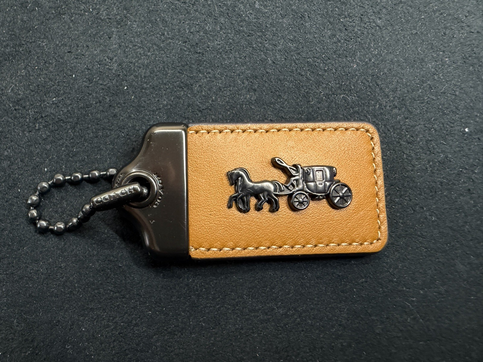 Coach 1941 Horse and Carriage Brown Leather Hangtag | eBay