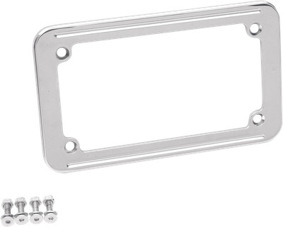 DRAG SPECIALTIES License Plate Frame - Chrome 083028 | eBay