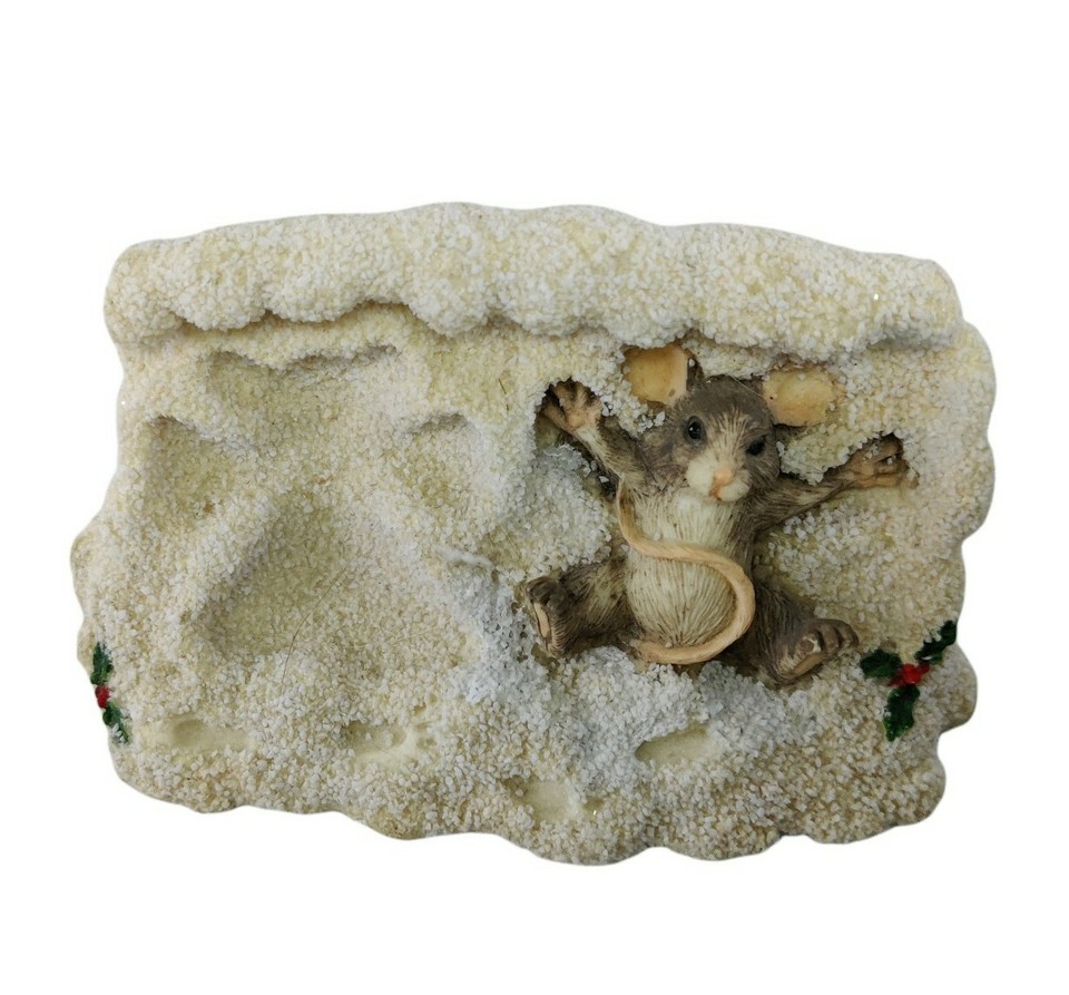 Charming Tails Maxine Making Snow Angels Figurine Silvestri Dean Griff ...