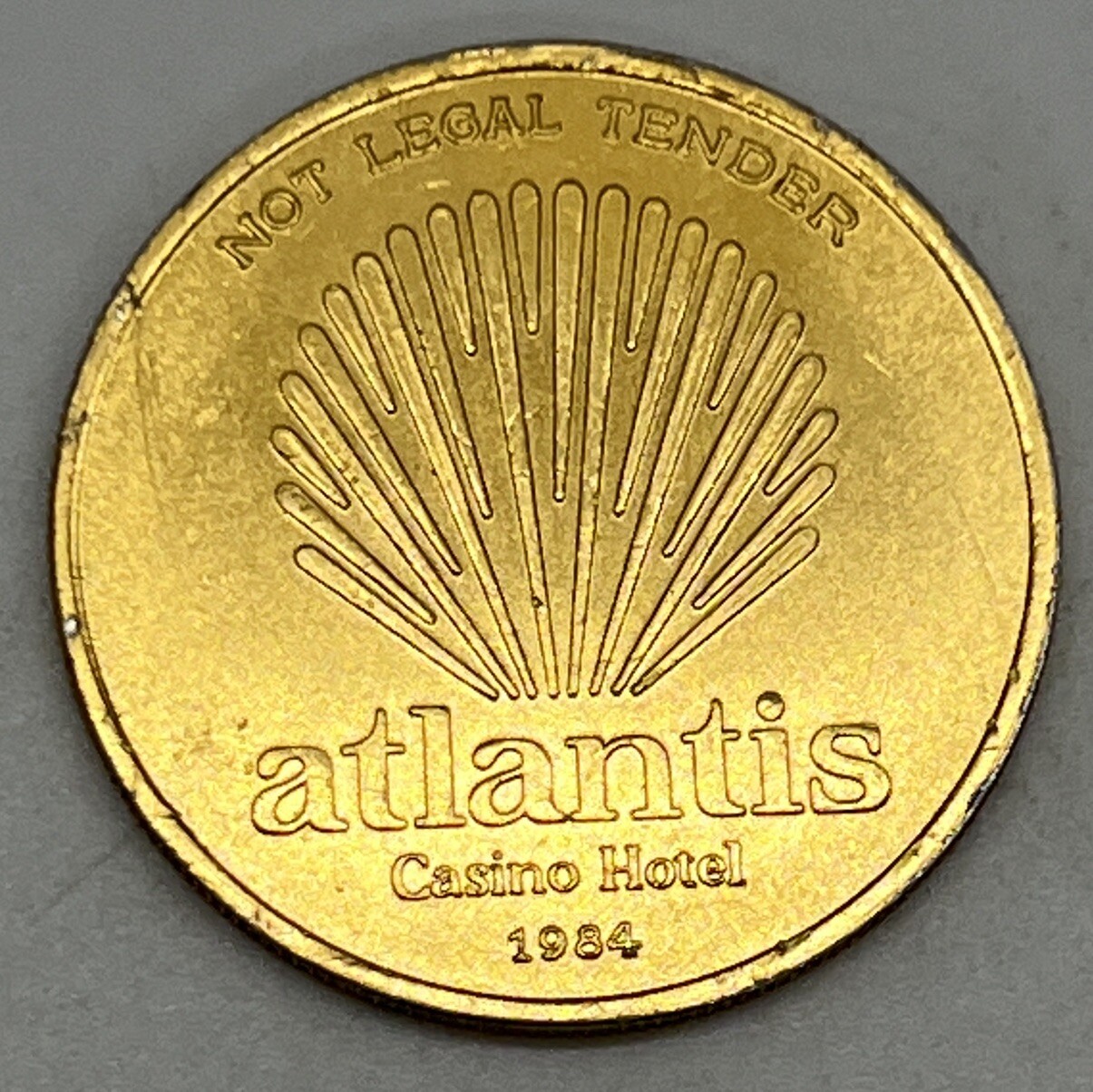 Atlantis Not Legal Tender Premium Token - Reno NV Slot - Reel Winners ...