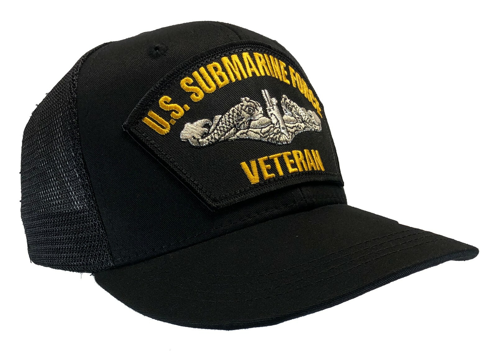Submarine Veteran Hat US Navy Black - MESH BACK - SNAPBACK BALL CAP | eBay