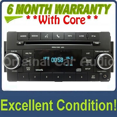 CHRYSLER DODGE JEEP RES Radio MP3 CD Player UConnect Bluetooth ipod Aux ...