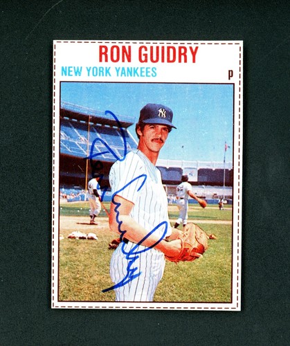 Ron Guidry Autographed 1979 Hostess - NY Yankees #89 MINT | eBay