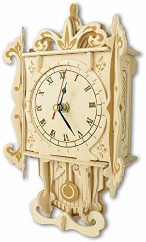 Pendulum Clock Woodcraft Construction Kit - New Wooden 3D Model Kit ...
