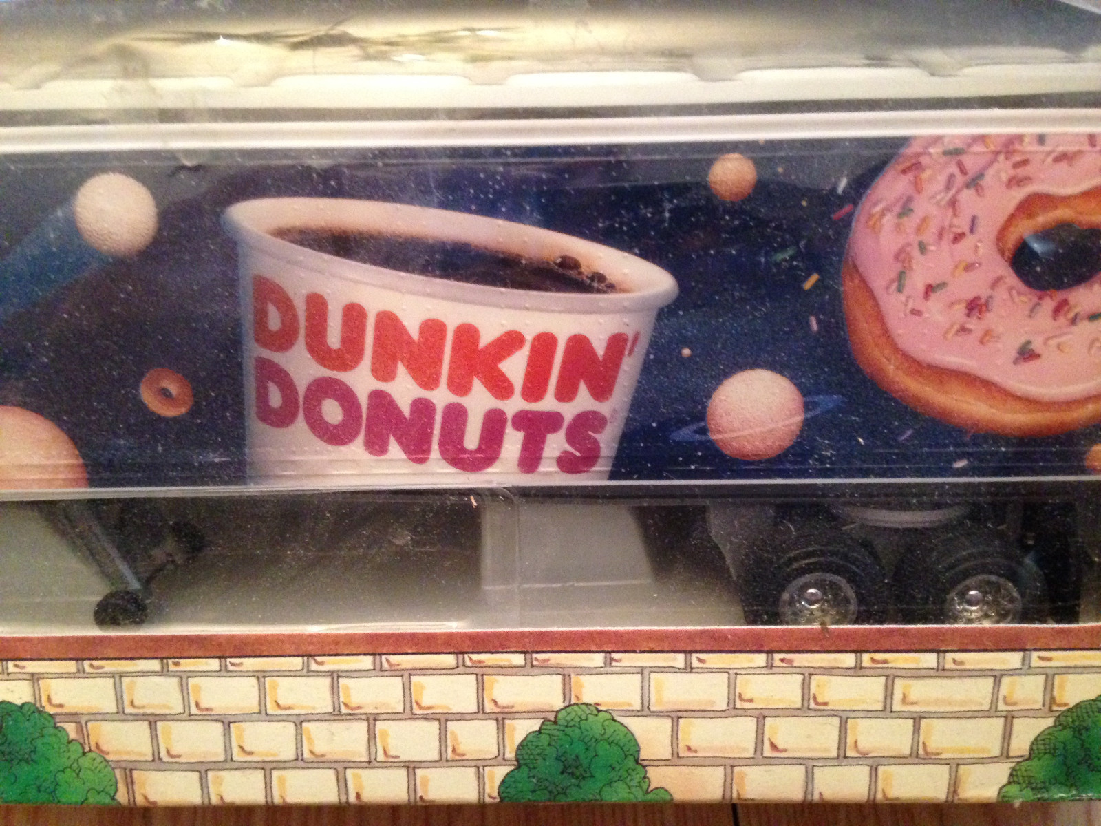 1995 Limited Edition Dunkin Donuts Tractor And Trailer Die Cast Metal ...