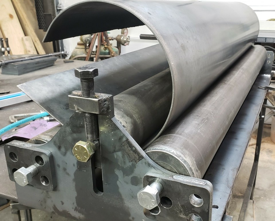 48 Super Heavy Duty Sheet Metal Roller Slip Roll rolling x 1/8 steel | eBay