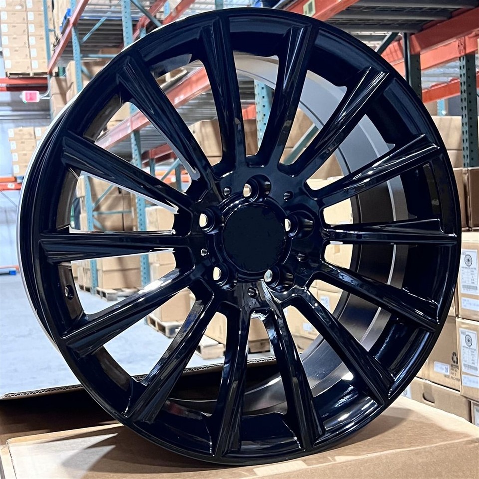 22" NEW GLE AMG STYLE BLACK WHEELS RIMS FITS MERCEDES BENZ GLE GLE350 ...