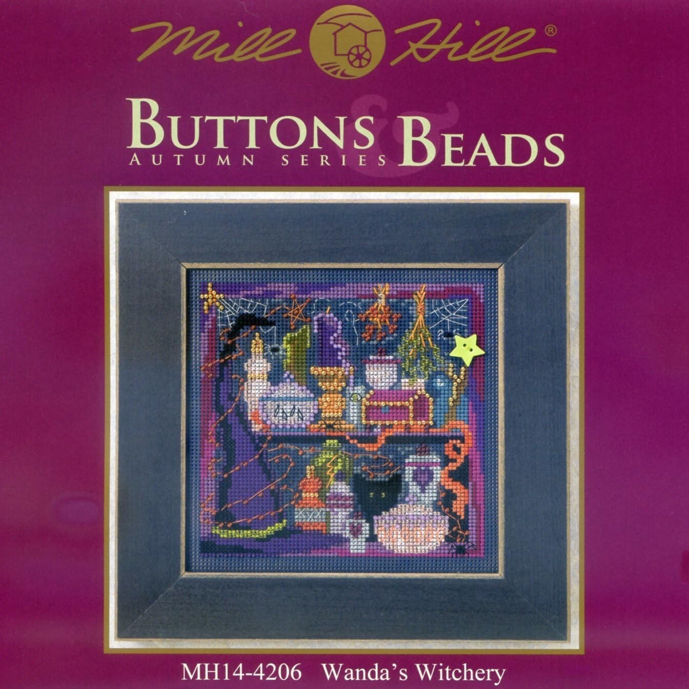 MILL HILL Buttons Beads Kit Counted Cross Stitch WANDA'S WITCHERY MH14 ...