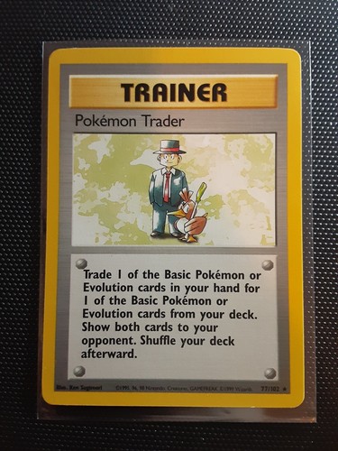 Pokémon TCG Pokemon Trader Base Set 77/102 Regular Unlimited Rare NM | eBay