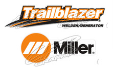 Miller Welder Trailblazer 251 NT Decal Sticker - Set of 2 - Black for ...