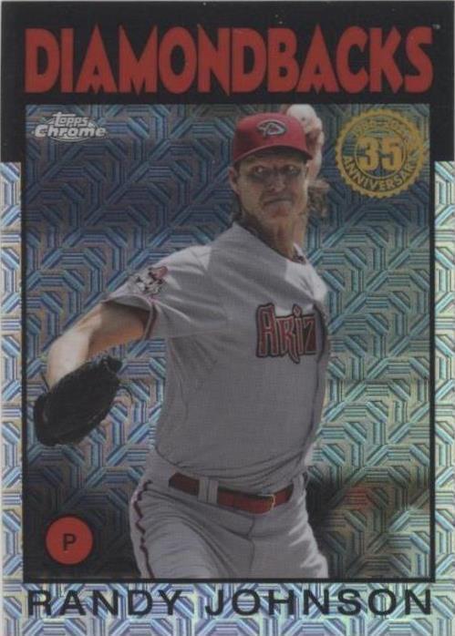 2021 Topps - Silver Pack 1986 Topps Chrome Baseball Randy Johnson #86BC ...