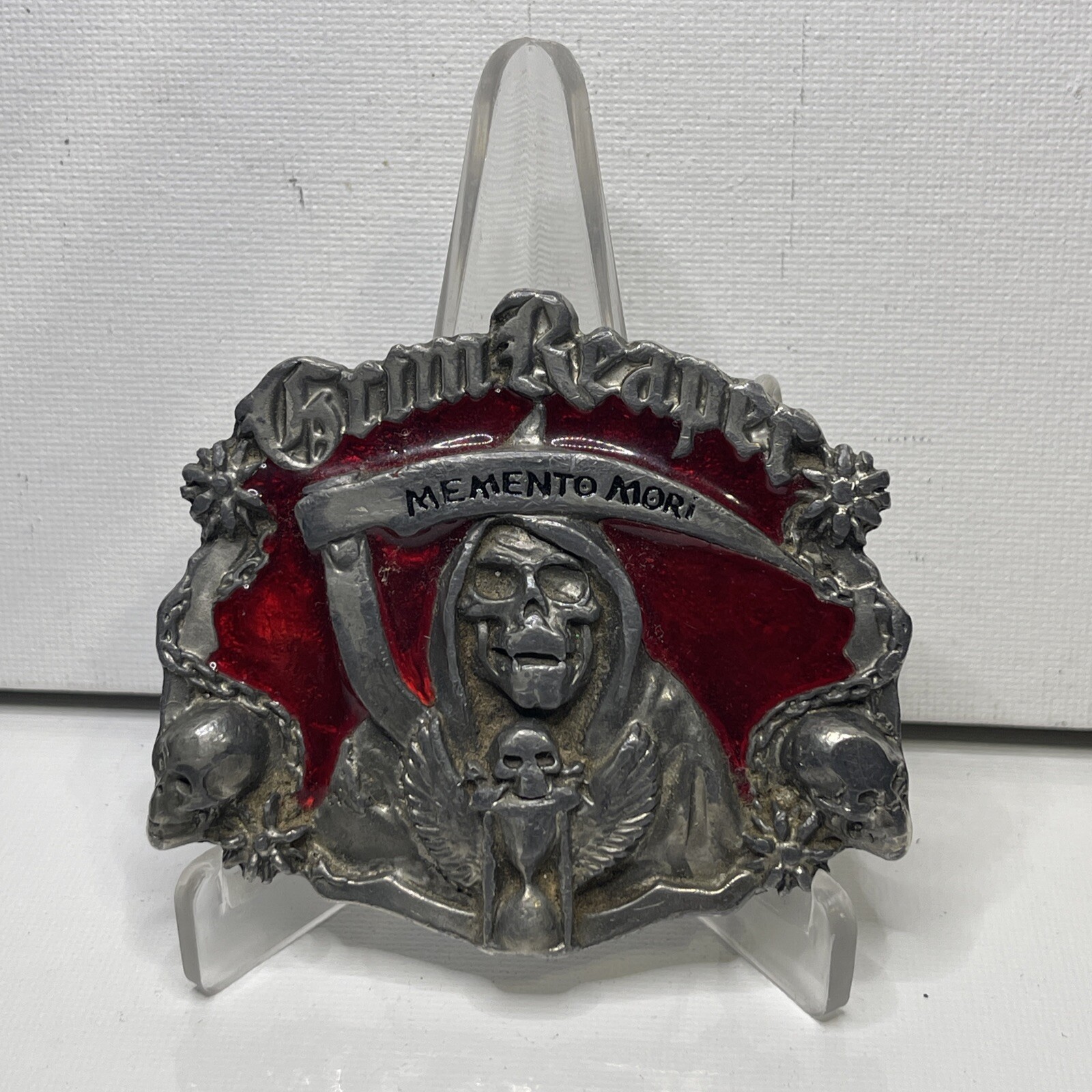 Grim Reaper Memento Mori Death Vintage Belt Buckle | eBay