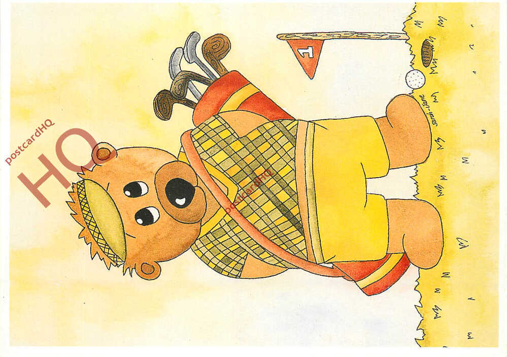 Picture Postcard__Sarah Jane Mcculloch, Norman, Golf Teddy | eBay UK