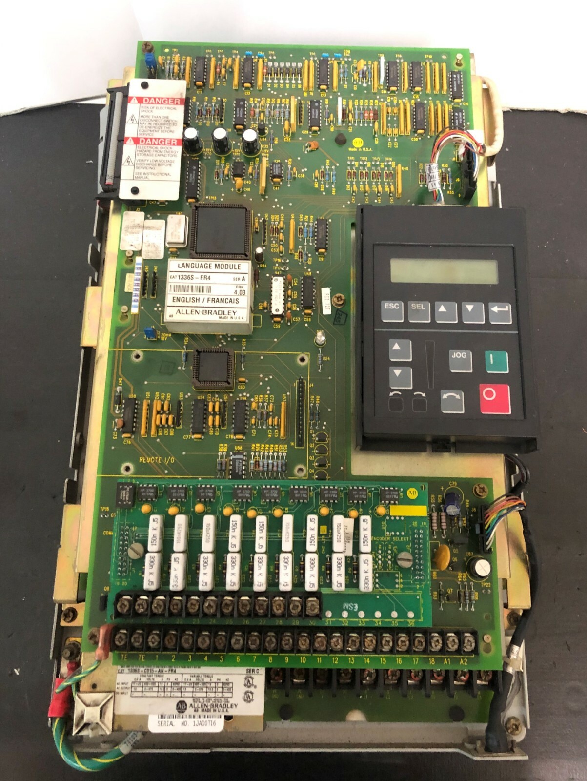 ALLEN BRADLEY 1336 PLUS SENSORLESS DRIVE 1336S-C015-AN-FR4 SER C | eBay