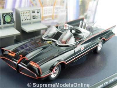 BATMAN BATMOBILE MODEL CAR TV SERIES BLACK ADAM WEST 1:43 SCALE ...