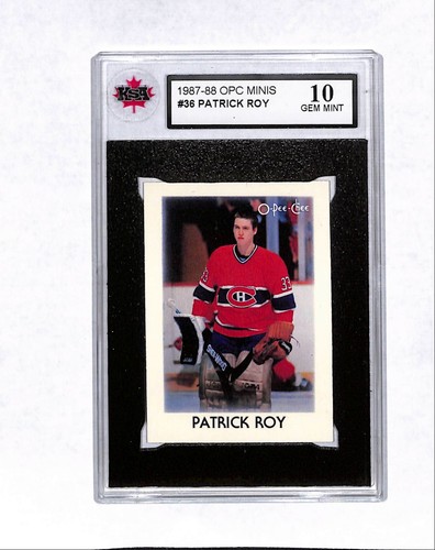 1987-88 OPC Minis Patrick Roy KSA 10 (DP) #36 | eBay