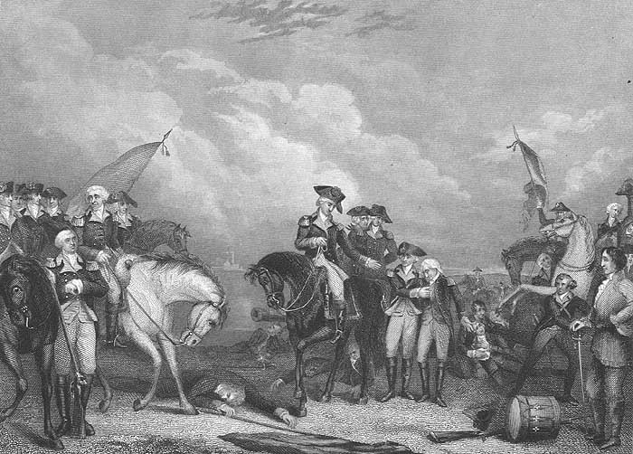 Revolutionary War George Washington BATTLE TRENTON NJ ~ 1870 Art Print ...