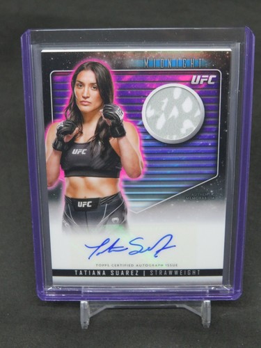 2024 TOPPS MIDNIGHT UFC TATIANA SUAREZ PATCH AUTO NS6 | eBay