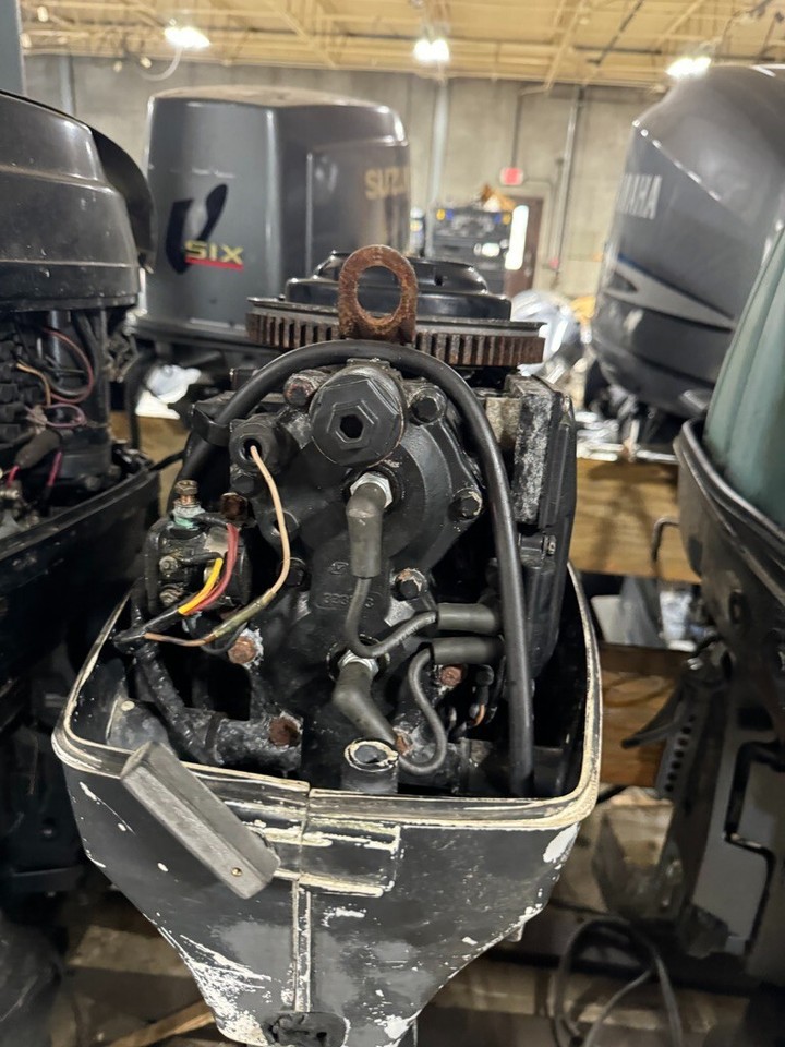 ~1992 Johnson 40 hp Outboard Boat Motor Engine Evinrude 20" Good Shape ...