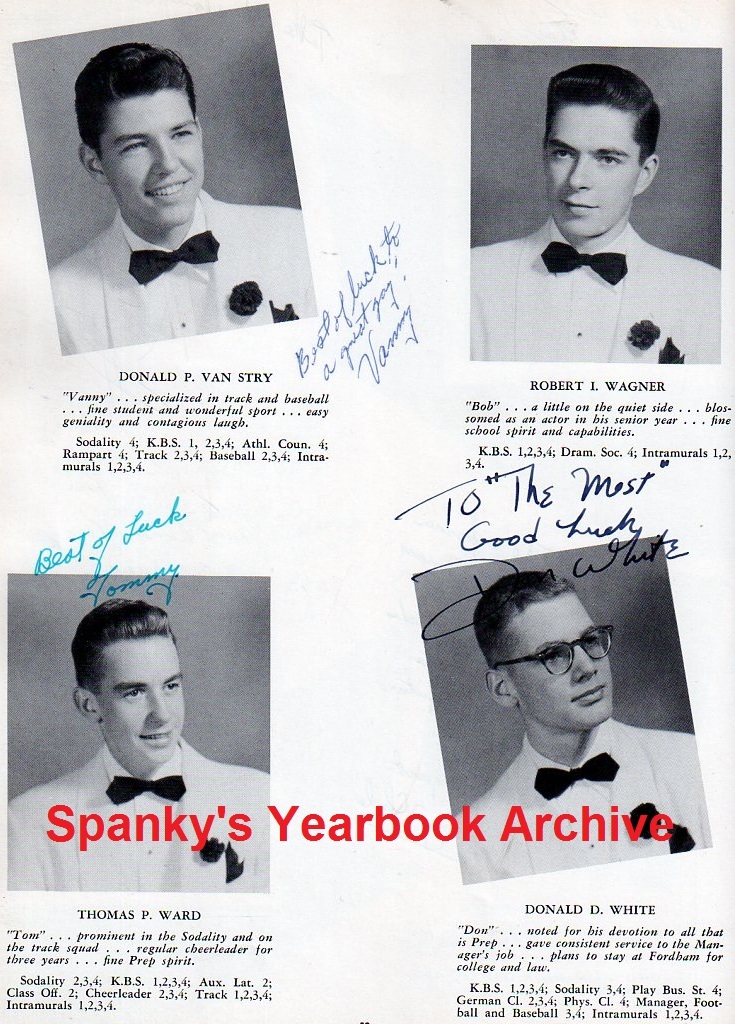 1954 New York Fordham Prep School Yearbook~Photos~History~Football ...