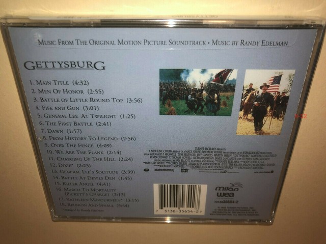 Gettysburg by Randy Edelman (CD, Sep-1993, Milan) for sale online | eBay