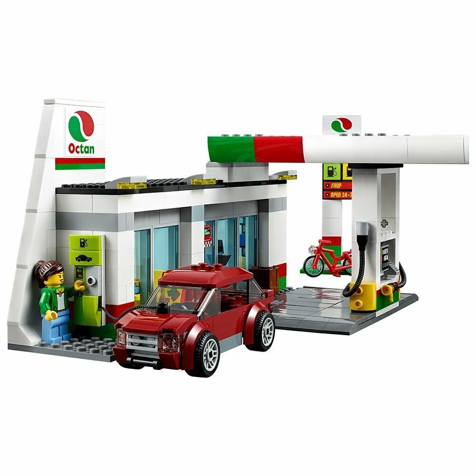 LEGO City Town 60132 Gas Petrol Service Station 673419250030| eBay