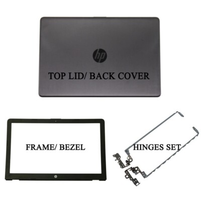 New HP Compaq HP 15-BS139NG Laptop Black Cover Top Lid + Bezel/Frame ...