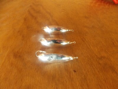 (3) Johnson Silver Minnow Weedless Lures All 2-3/4" Body VERY CLEAN 9/ ...
