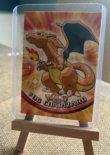 #06 Charizard Topps TV ANIMATION Pokemon Card Red LOGO . Year 1999 | eBay