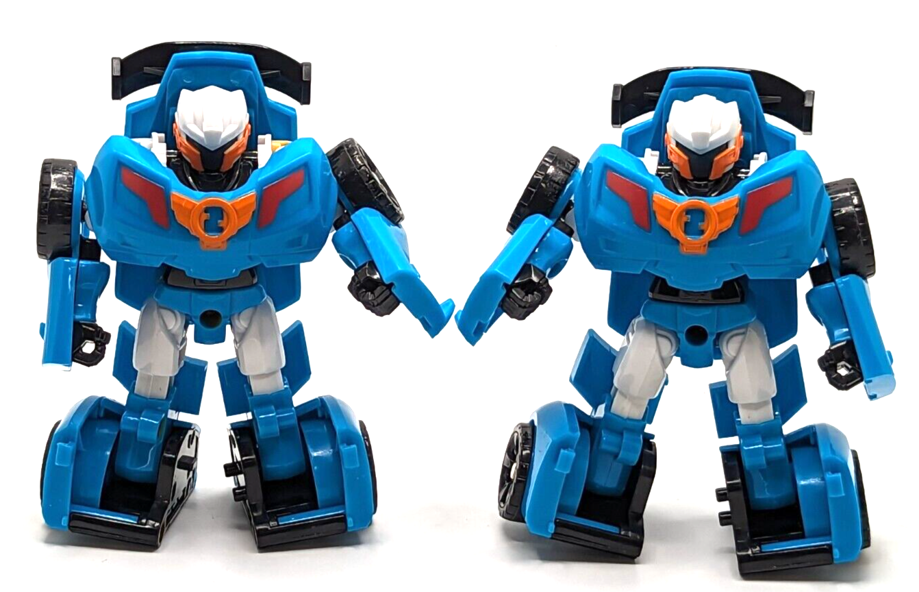 2 Tobot Evolution Mini Y Blue Transforming Robot Cars Japanese ...