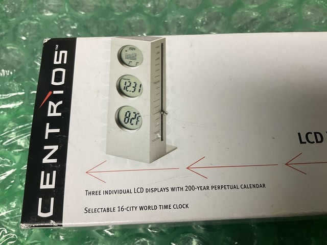 Centrios Digital Weather Station With Calendar World Clock Temperature ...