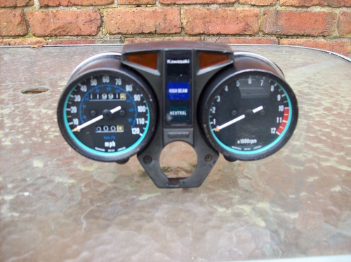 kawasaki z250 speedo clocks console speedometer instrument gauges barn ...