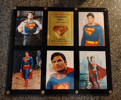 Superman Christopher Reeves Plaque | eBay