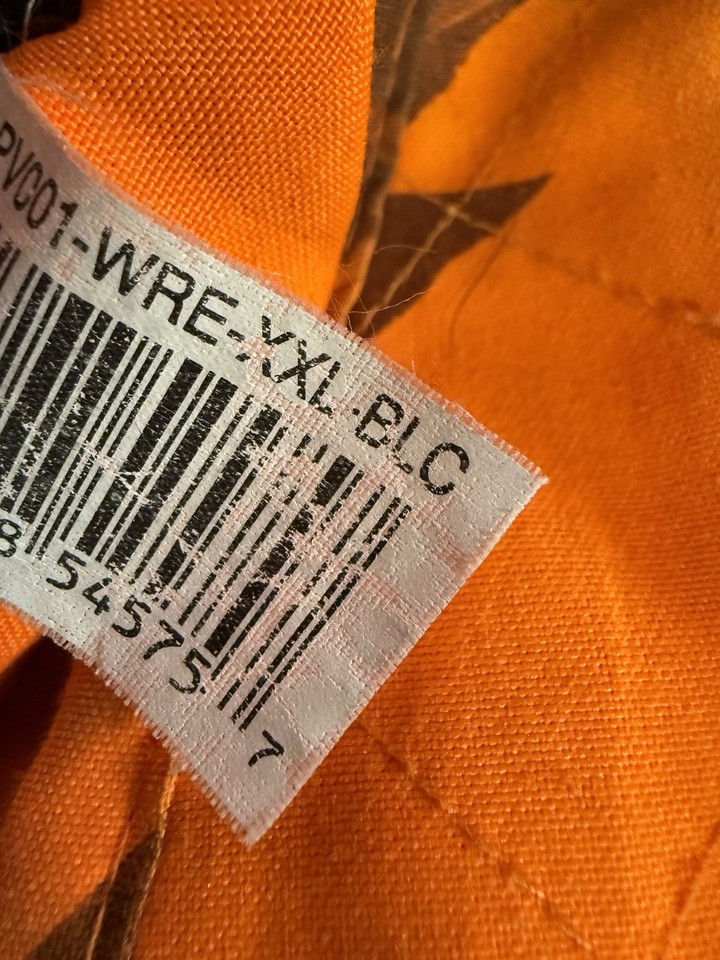 Cabela's Vest Mens 2XL Orange Seclusion Blaze Camo Hunting Full Zip ...