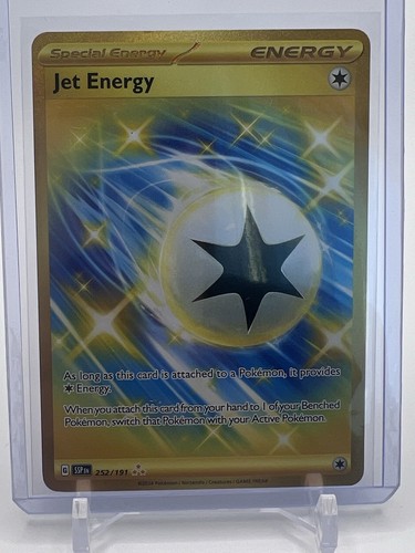 Pokemon Jet Energy 2024 Gold Art Hyper Rare Surging Sparks #252/191 | eBay