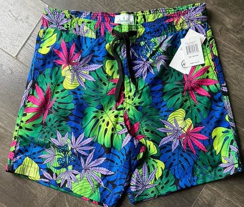 NWT Kronic Prints Drill Clothing Swim Trunks Bathing Suit Men’s Medium ...