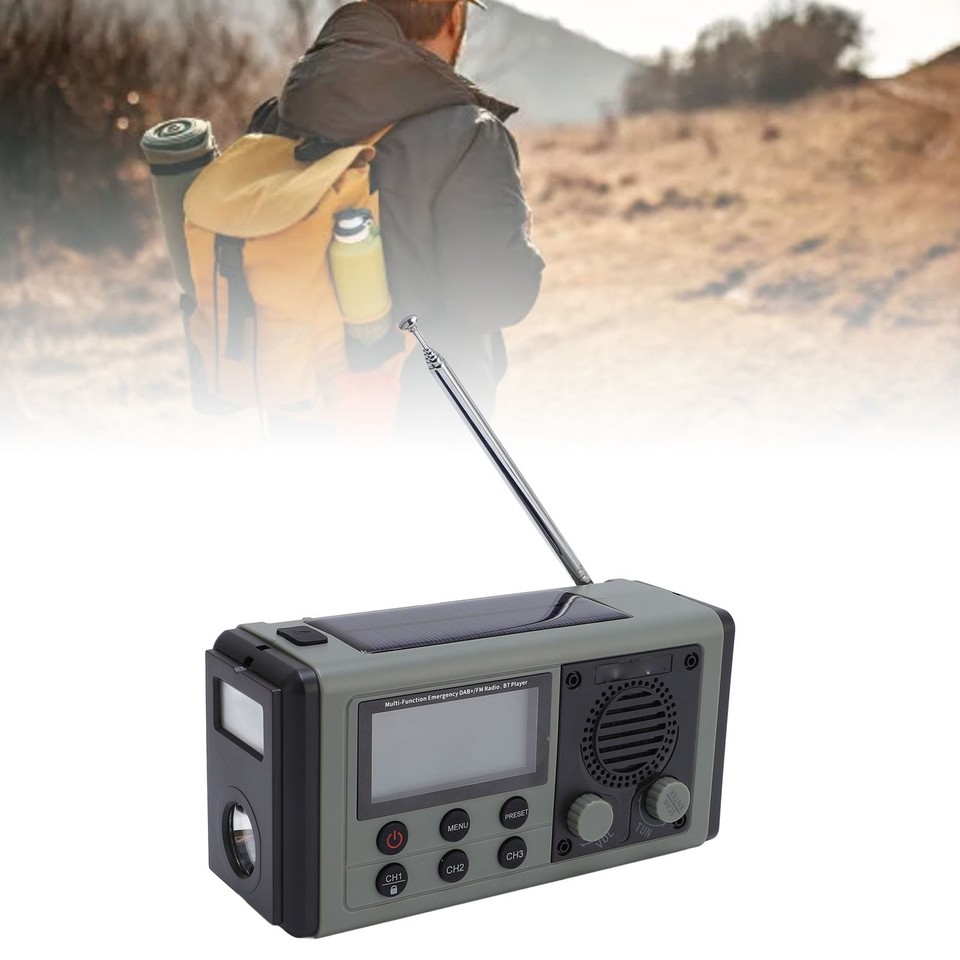 Portable Radio Player Versatile Radio DAB FM Broadcast For Emergency ...