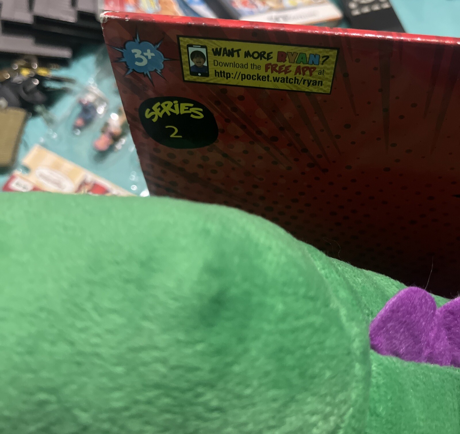 Ryan's World Roaring Triceratops Electronic Animated Blue Dinosaur 2018 ...