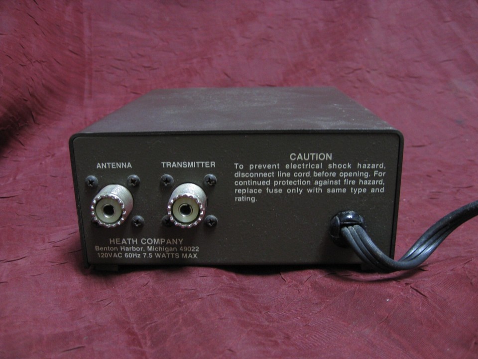 Heathkit Model HD-1481 Remote Coaxial Switch Box for Ham Radio Antenna ...